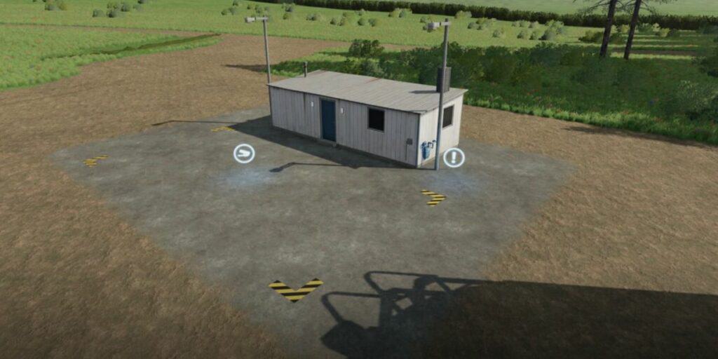 FS22 Small Wood Selling Station v1.0 - FS 22 Objects Mod Download