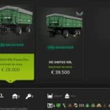 FS25 Brantner Pack Edit Black Bird v1.0.0.0 - FS 25 Trailers Mod Download