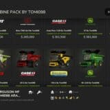 FS25 Combine And Headers Pack v1.0.0.0 - FS 25 Combines Mod Download