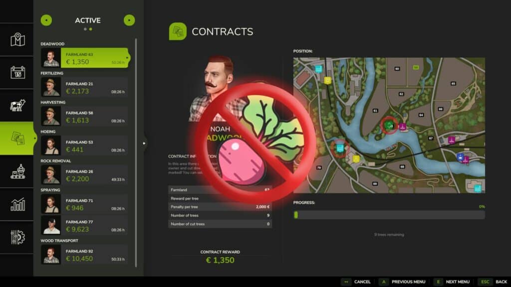 FS25 Disable Root Crops For Missions v1.0 - FS 25 Other Mod Download