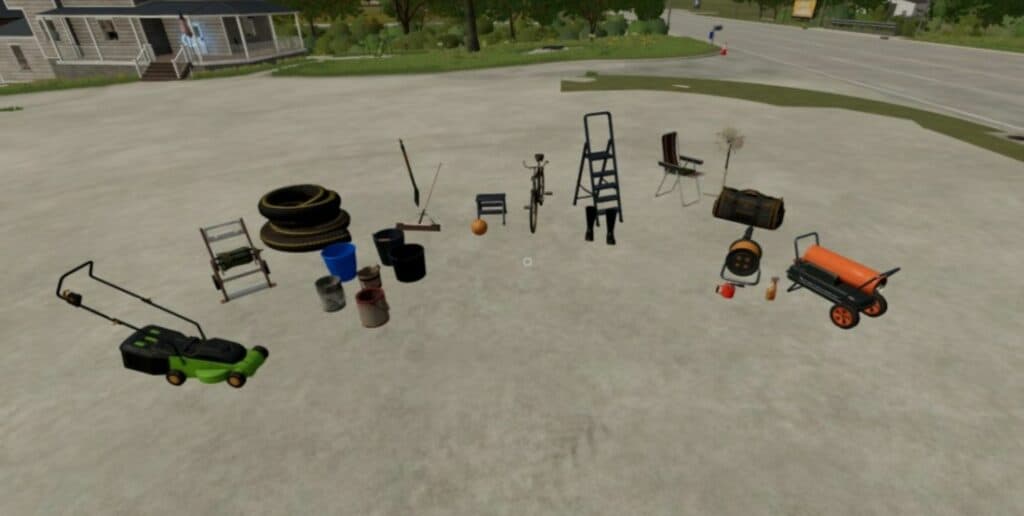 FS25 Elmcreek Props v1 (1) - Farming simulator 19 / 17 / 15 Mod