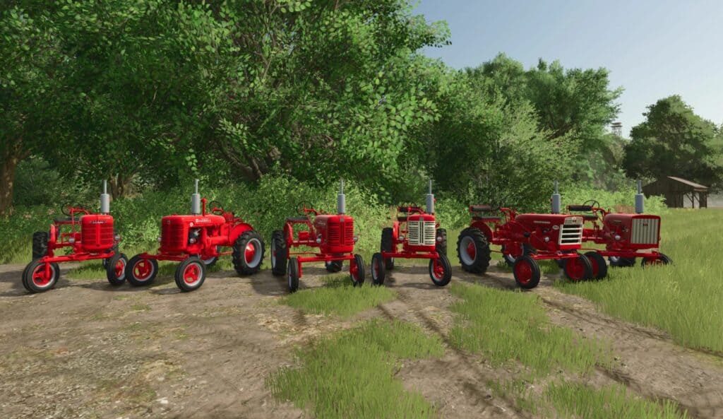 FS25 Farmall A pack v1.0.0.1 - FS 25 Tractors Mod Download