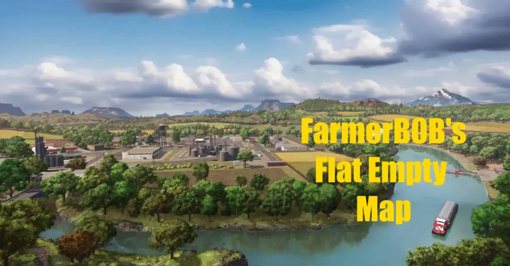 FS25 FarmerB0B’s Empty Flat Map 2X V1.0 - FS 25 Other Mod Download