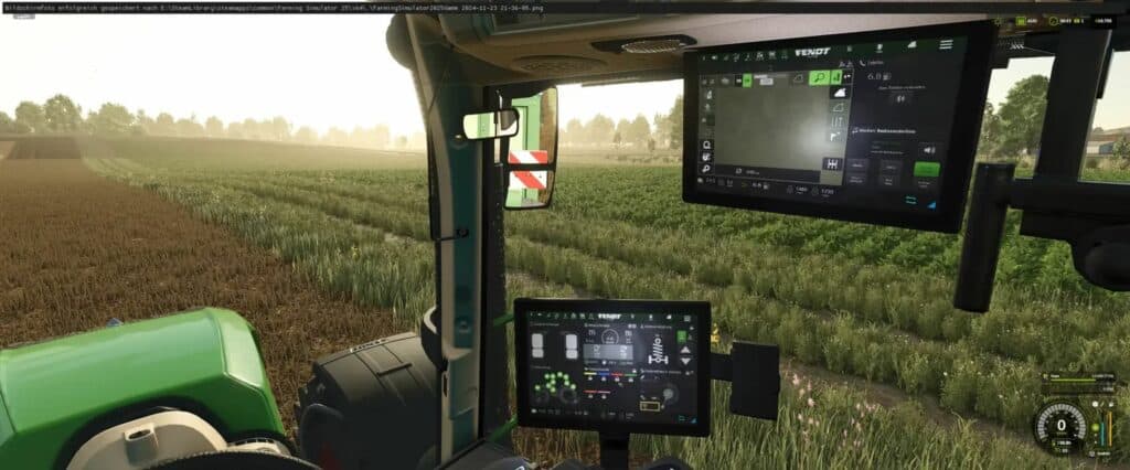 FS25 Fendt Pack Dark Screen v1.1.0.0 - FS 25 Tractors Mod Download