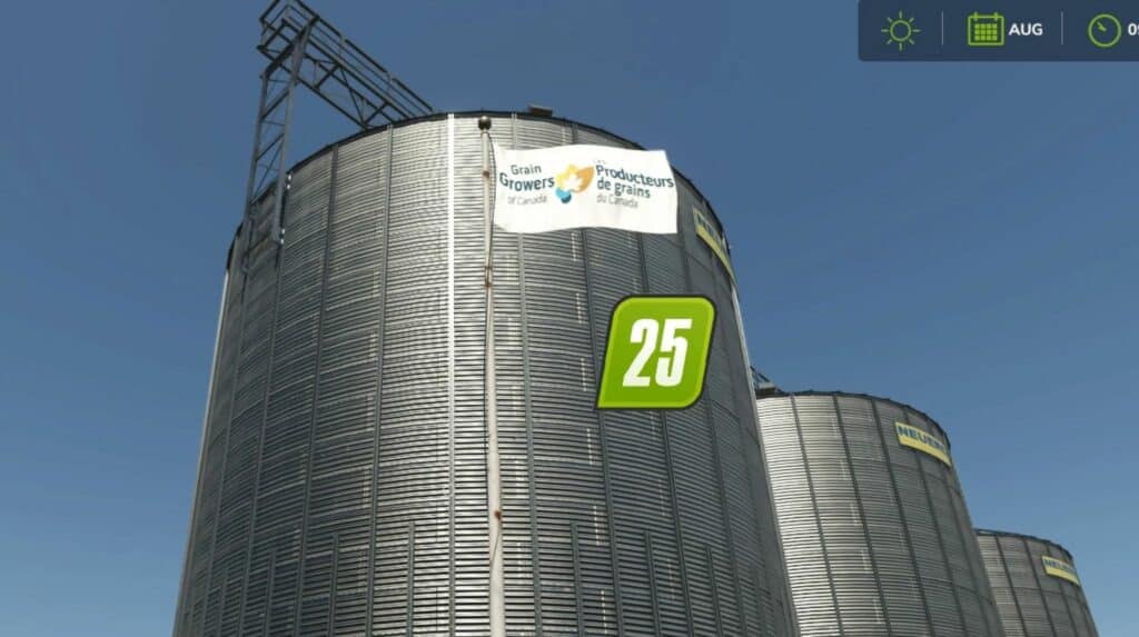 FS25 Grain Growers Of Canada Flag v1.0.0.0 - FS 25 Objects Mod Download