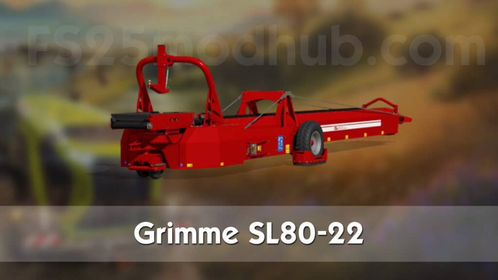 FS25 Grimme SL80-22 Quantum conveyor belt with AutoLoad v1.0 - FS 25 ...