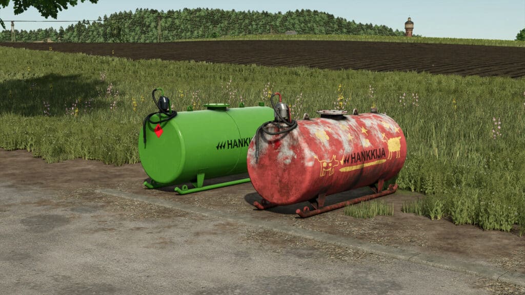 FS25 Hankkija Fuel Tanks v1 (2) - Farming simulator 19 / 17 / 15 Mod