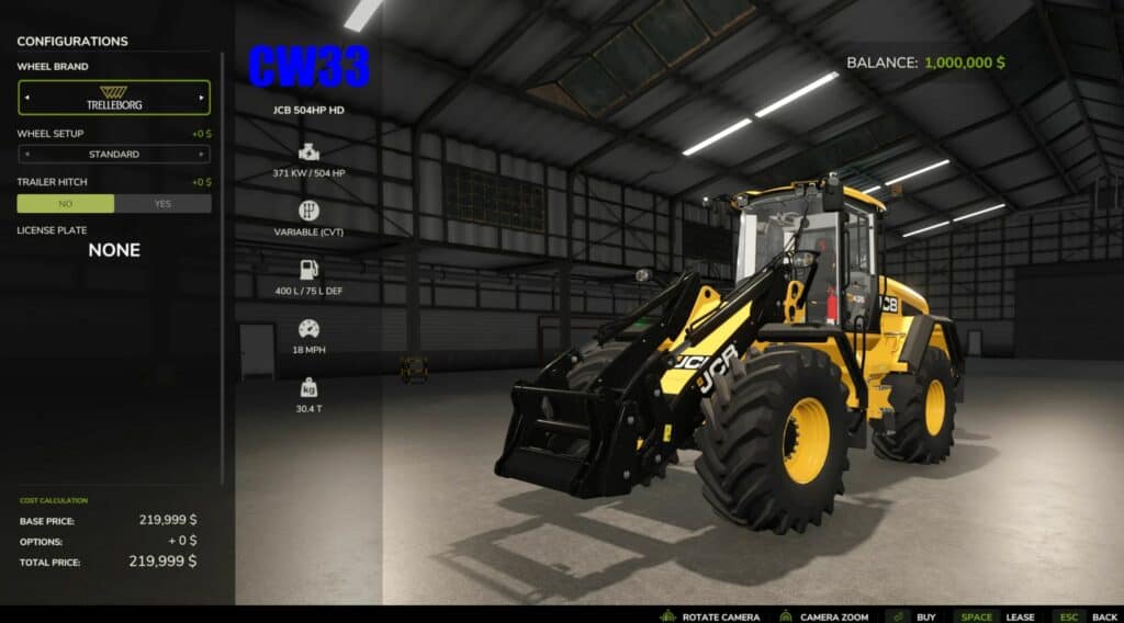 FS25 JCB WheelLoader Pack HD by CW33 v1.0.0 (3) - Farming simulator 19 ...