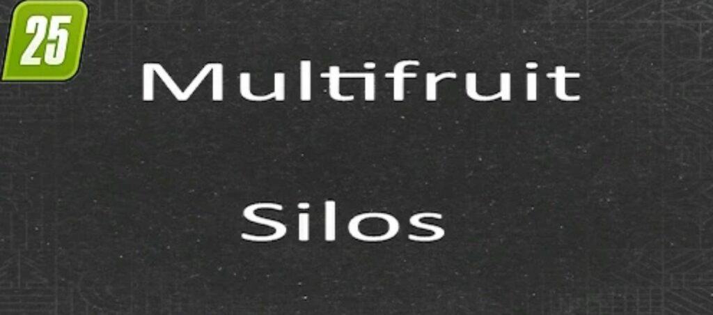 FS25 Multifruit Silos v1.0.0.0 - FS 25 Objects Mod Download