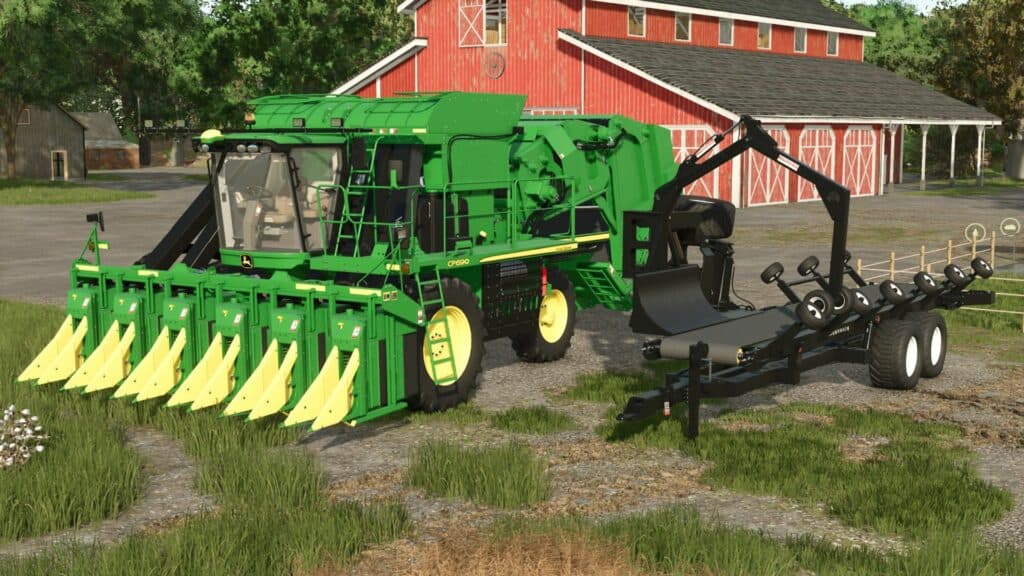 FS25 Pack cotton John Deere (52 km/h) v1.0 - FS 25 Packs Mod Download