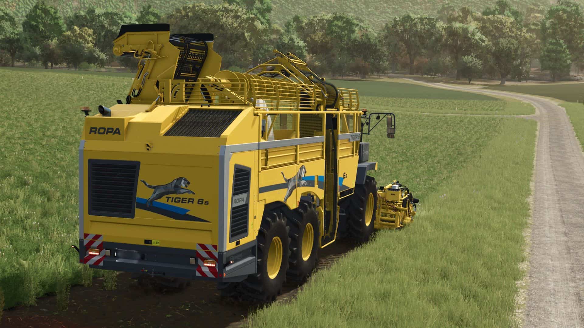 FS25 Ropa 6S (900 PS/1.000.000 l) Multifrüchte v1.0 - FS 25 Combines ...