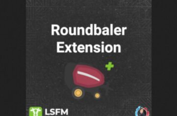 FS25 Round Baler Extension v1.0.0.0 - FS 25 Other Mod Download