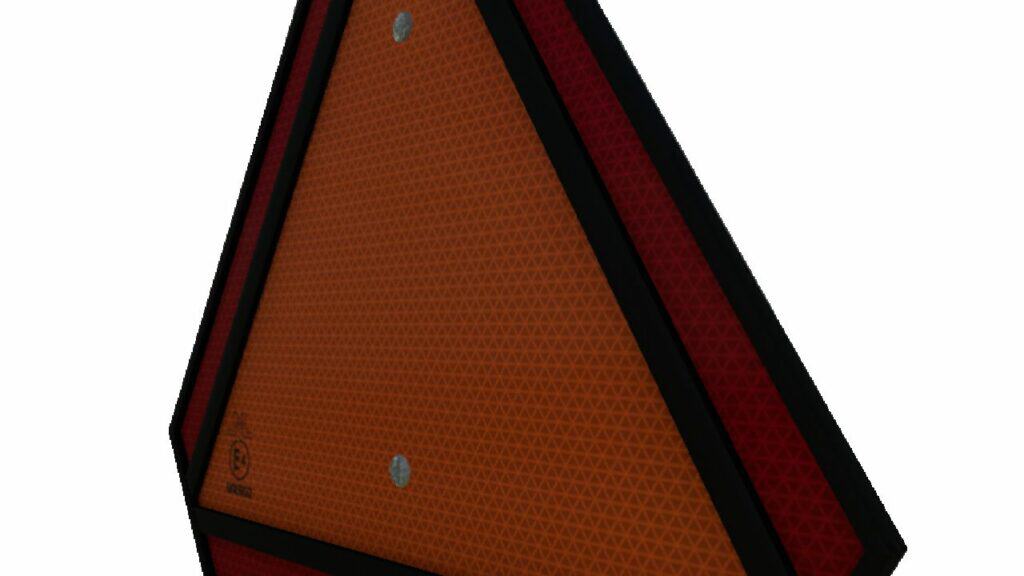 FS25 SMV sign (Working reflector) v1.0 - FS 25 Prefab Mod Download