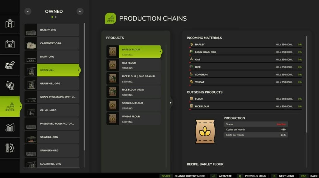 FS25 Small Production Points Increased v1.0 - FS 25 Other Mod Download