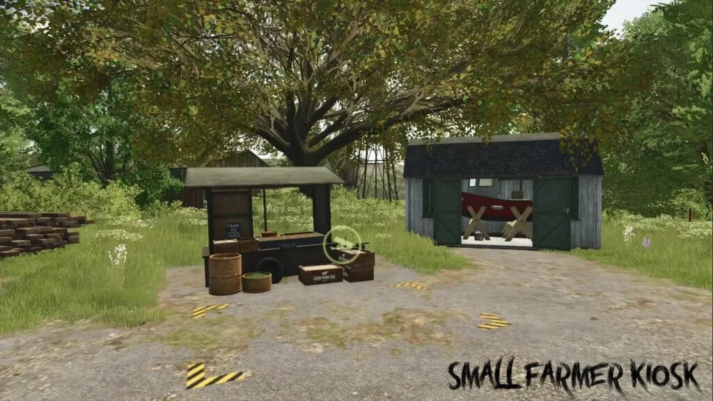 FS25 Small Selling Station v1.0 - FS 25 Buildings Mod Download