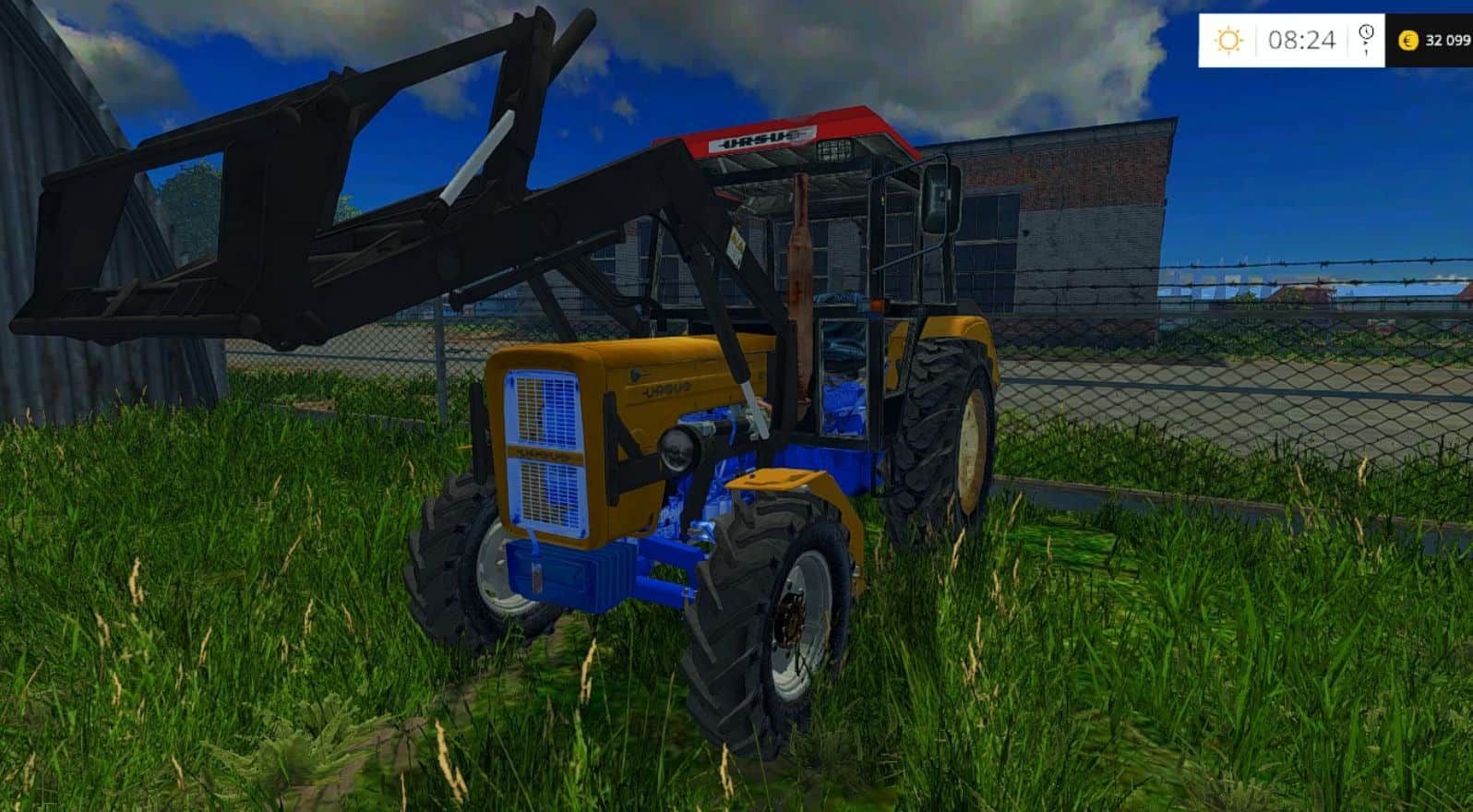 FS15 URSUS C 355M 4WD TUNING TUR NOWA NAGLAK ZŁOTY V1.1 - FS 15 ...