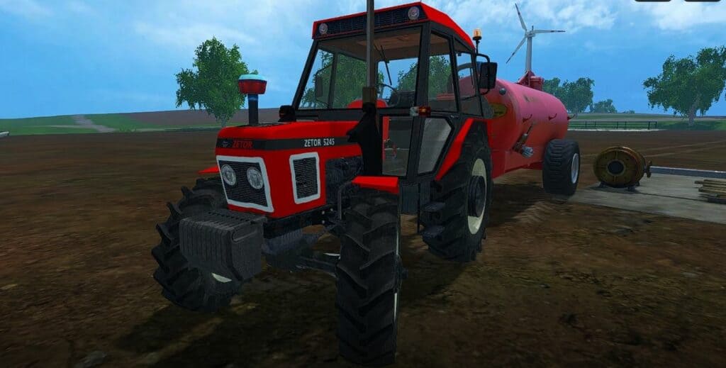 FS15 ZETOR 5245 4WD FL NEW EXTRA HIT CZECH V1.0 - FS 15 Tractors Mod ...