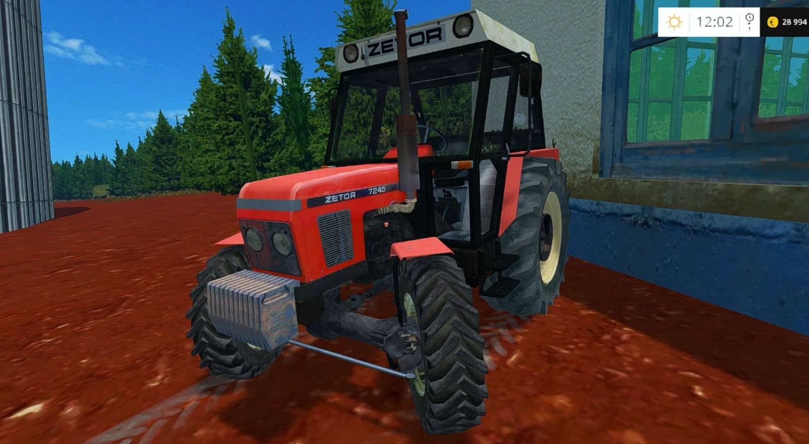 FS15 ZETOR 7245 4WD DJ WOXIX STARY RDŻA DOBRY NAJLEPSZY TUR V1.0 ...