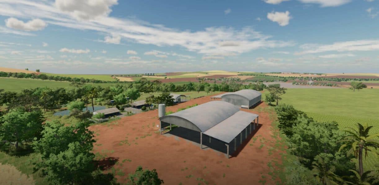FS22 Estancia São Carlos Map v1 (3) - Farming simulator 19 / 17 / 15 Mod