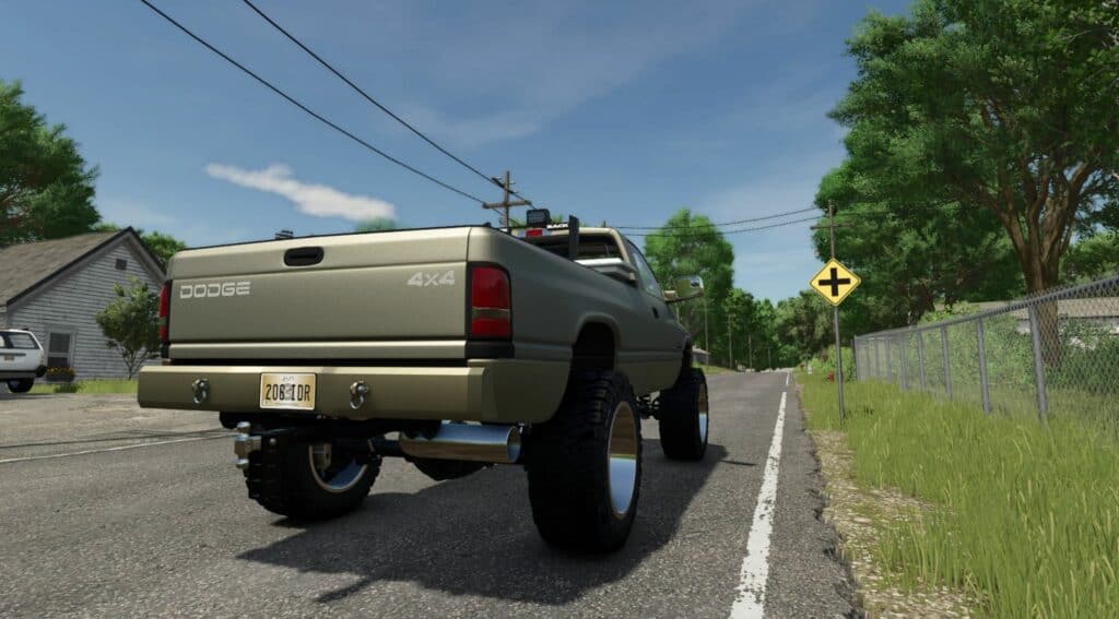 FS25 1998 Dodge Ram 2500 v1.0.0 (6) - Farming simulator 19 / 17 / 15 Mod