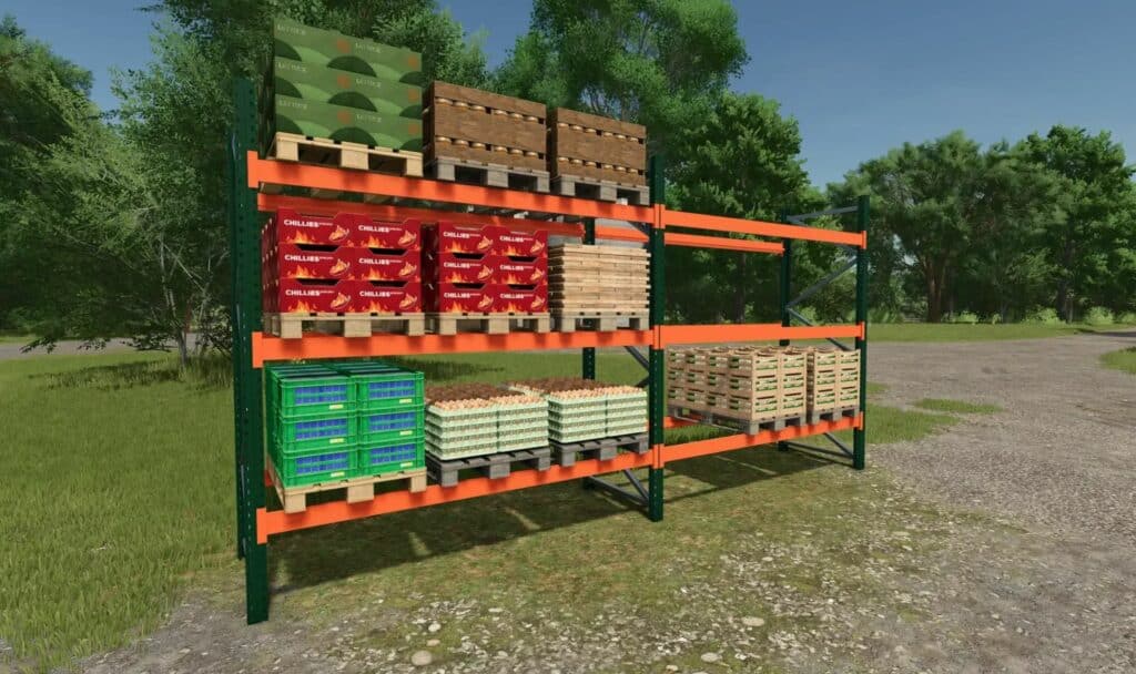 FS25 Bale And Pallet Storage v1.0 - FS 25 Objects Mod Download