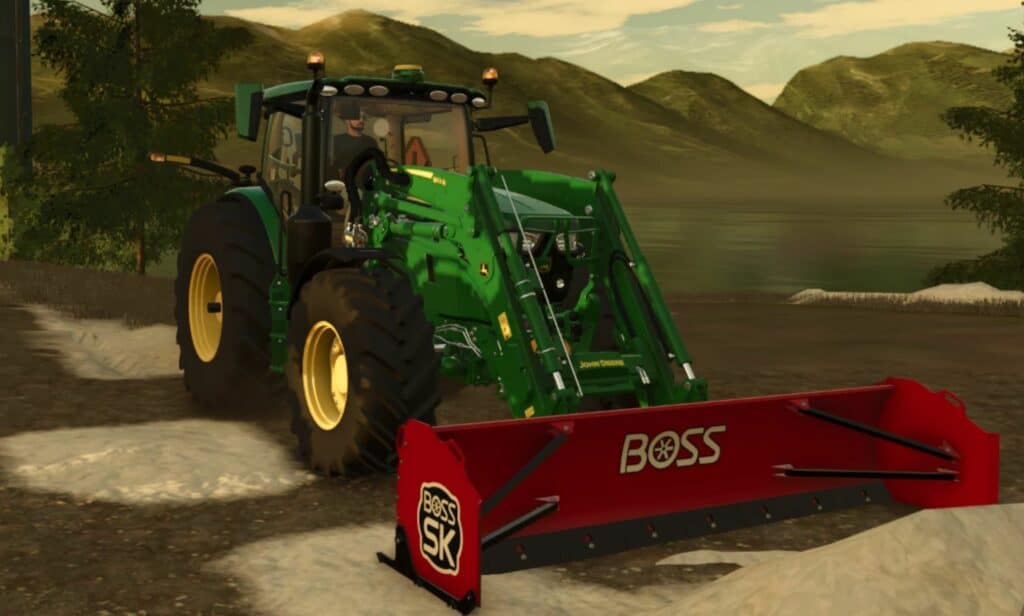 FS25 Boss SK Box Plow v1.0 - FS 25 Implements & Tools Mod Download