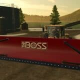FS25 Boss Snow Plow v1.0 - FS 25 Implements & Tools Mod Download