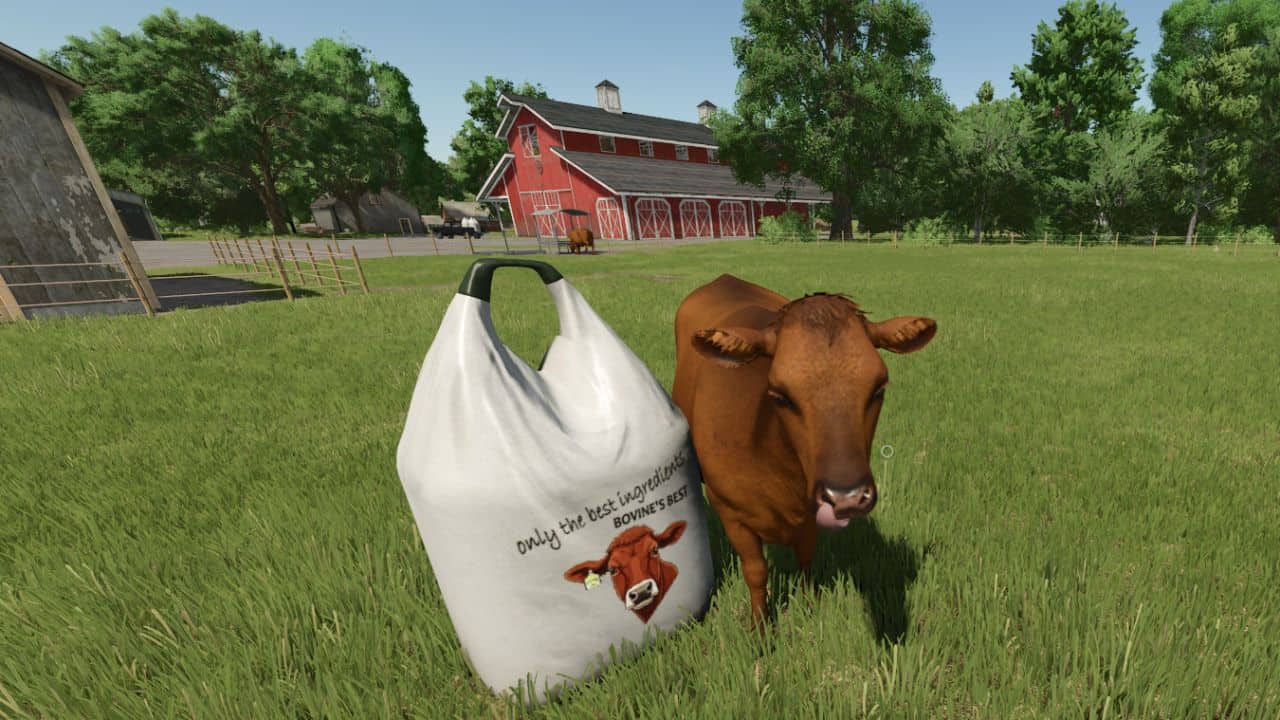FS25 Bovine’s Best TMR Big Bag Cow Food v1 (2) - Farming simulator 19 ...