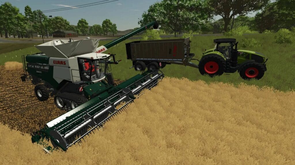 FS25 CLAAS Lexion combine harvester v1.0 - FS 25 Combines Mod Download