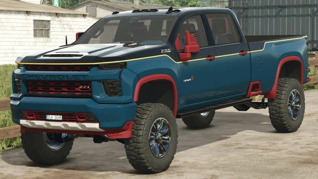 FS25 Chevrolet Carhartt Silverado v1.0 - FS 25 Cars Mod Download
