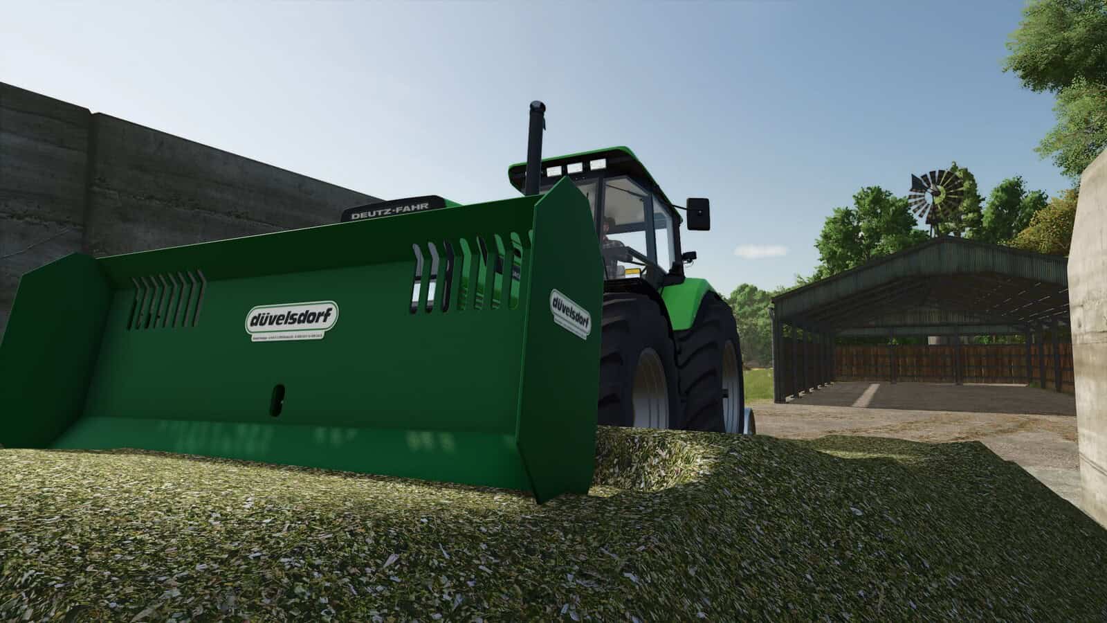 FS25 Düvelsdorf Silage Pack v1.0 - FS 25 Implements & Tools Mod Download