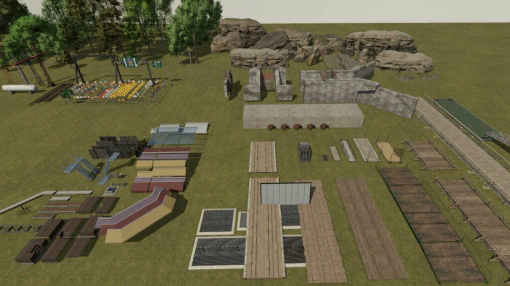 FS25 Deko Accessories XXL v1 (3) - Farming simulator 19 / 17 / 15 Mod