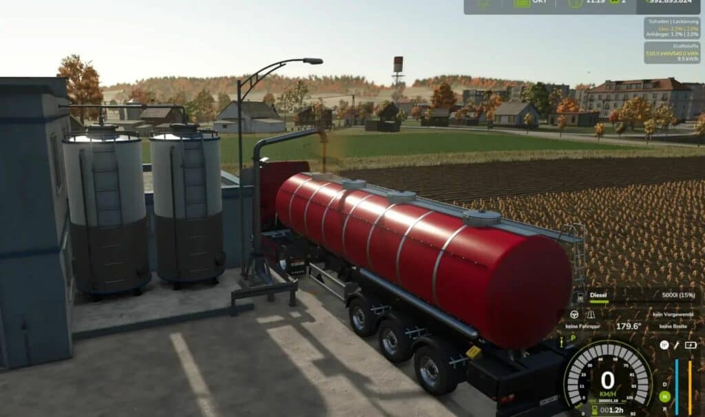 FS25 Diesel Factory v1.0.2.1 - FS 25 Buildings Mod Download