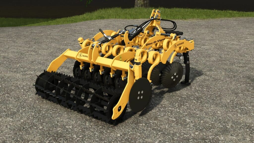 FS25 Disc-o-Vigne (Large working width) v1.0 - FS 25 Implements & Tools ...