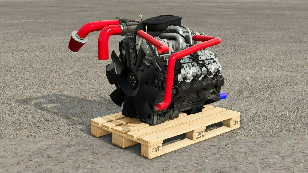 FS25 Duramax LLY Crate Engine v1.0 - FS 25 Objects Mod Download