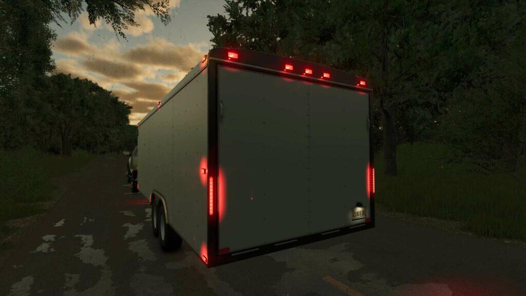 FS25 Enclosed Trailer v1 (5) - Farming simulator 19 / 17 / 15 Mod
