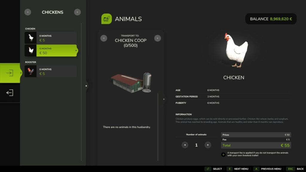 FS25 Enlarged chicken coop (500 hens) v1 (1) - Farming simulator 19 ...