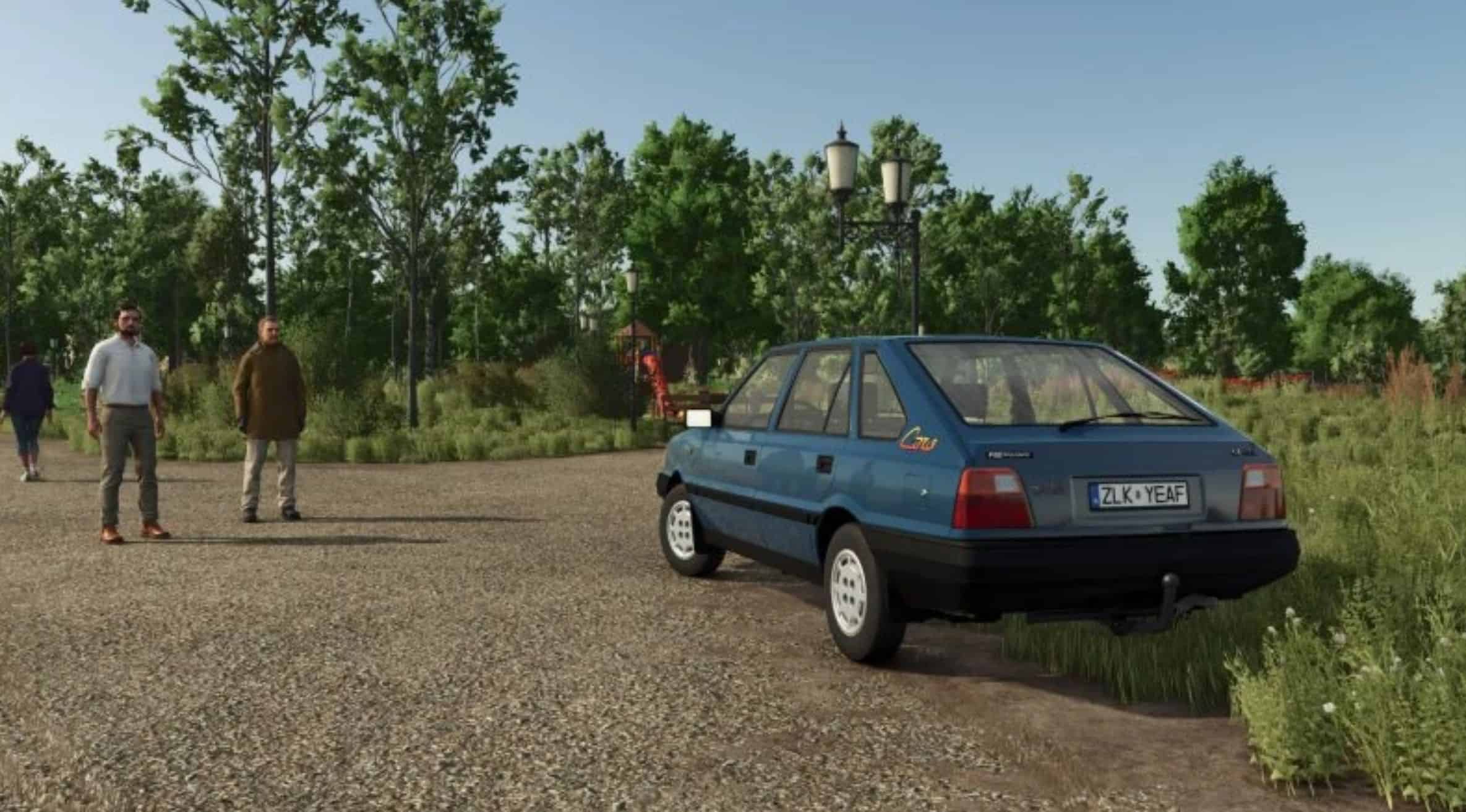 FS25 FSO Polonez Caro Wąski (MR 91) v1 (8) - Farming simulator 19 / 17 / 15 Mod