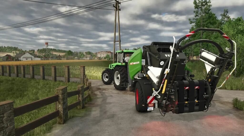 FS25 Fendt / MF baler wrapper combination v1.0 - FS 25 Implements ...
