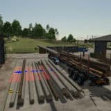 FS25 Fliegl Timber Runner Autoload Wood v1.0 - FS 25 Trailers Mod Download