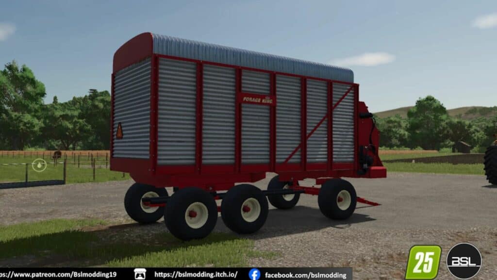 FS25 Forage king forage box v1 (2) - Farming simulator 19 / 17 / 15 Mod
