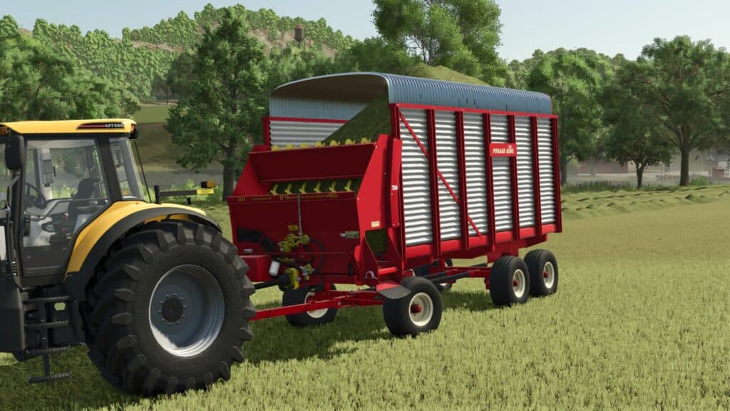 FS25 Forage king forage box v1.0.0 (1) - Farming simulator 19 / 17 / 15 Mod