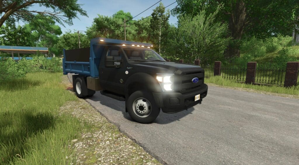 FS25 Ford F550 Dump Truck v1 (2) - Farming simulator 19 / 17 / 15 Mod