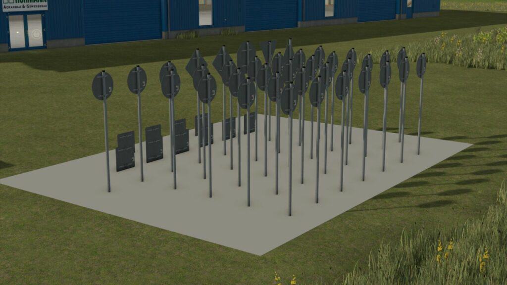 FS25 German Traffic Signs Prefab v1 (2) - Farming simulator 19 / 17 ...