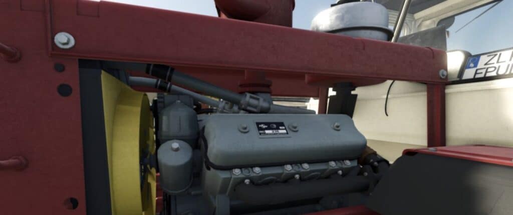 FS25 HTZ T-150K V8 Engine v1 (2) - Farming simulator 19 / 17 / 15 Mod