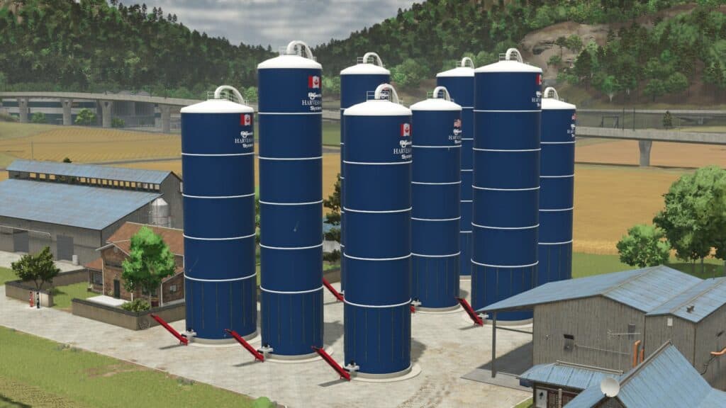 FS25 Harvestore silo v1.0.0 (3) - Farming simulator 19 / 17 / 15 Mod