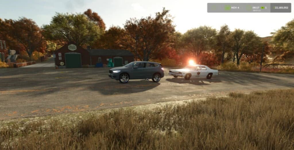 FS25 Hazzard Police Cars v1.0.0 (3) - Farming simulator 19 / 17 / 15 Mod