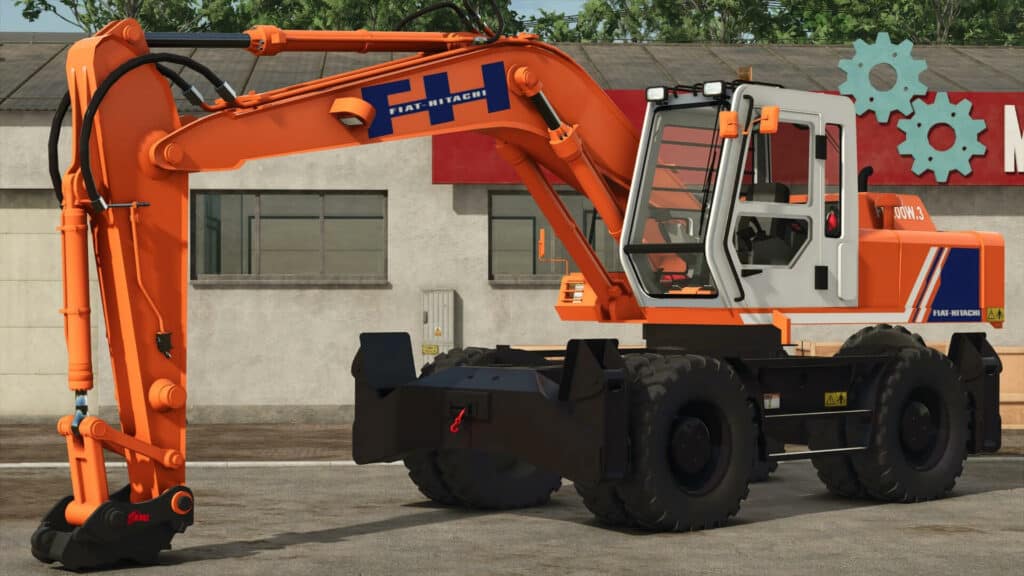FS25 Hitachi FH200W v1.0 - FS 25 Forklifts / Excavators Mod Download