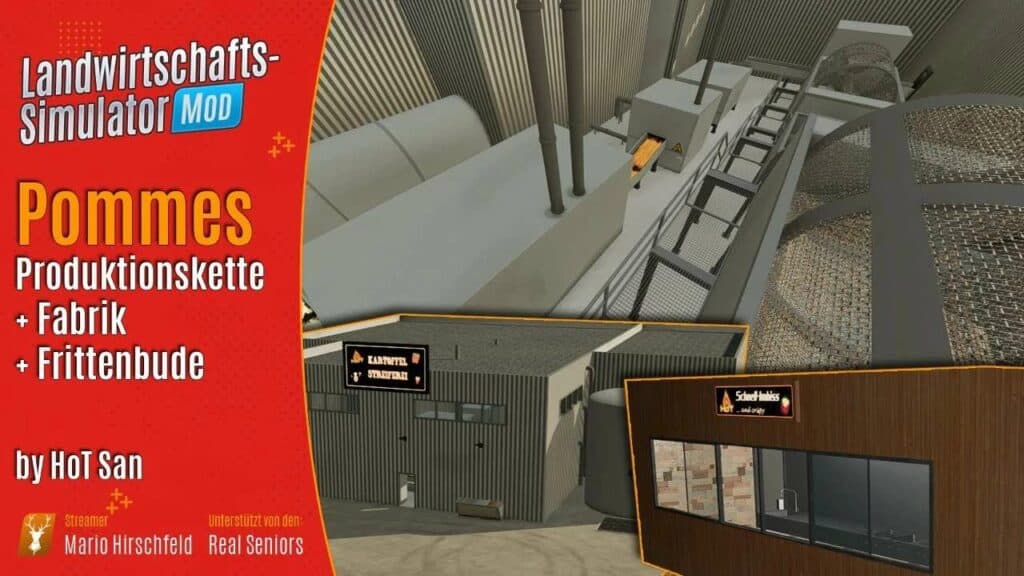 FS25 HoT Fries Factory v1.0 - FS 25 Objects Mod Download