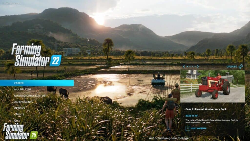 FS25 Home menu music Christmas v1.0 - Farming simulator 19 / 17 / 15 Mod